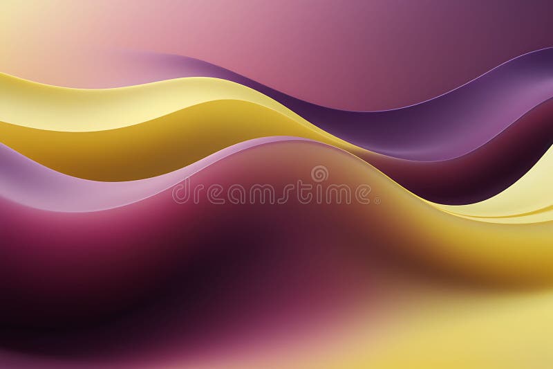 Fluidity in Motion: Abstract Wavy Curves Background Stock Illustration ...