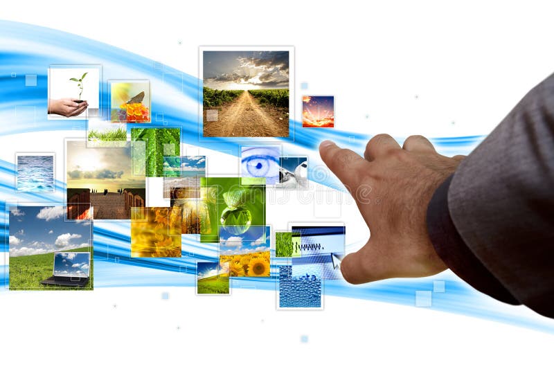 Fluir concepto imagen de archivo. Imagen de mano, diapositiva - 15430103