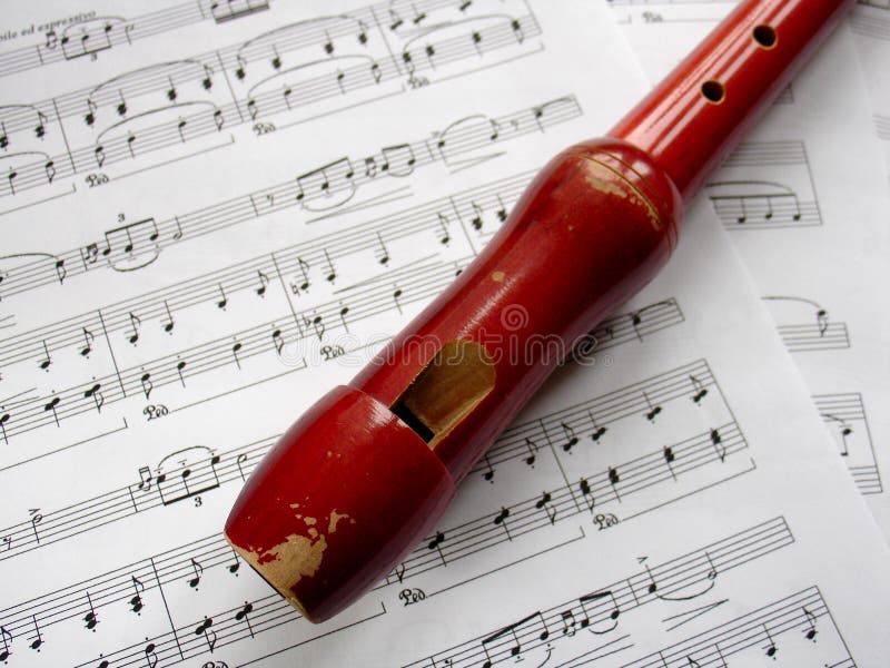 Fluit stock foto. Image of melodie, lijnen, muzikaal, wind - 611810