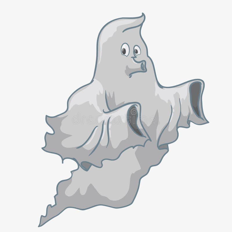 Gelukkig Spook Met Fang Celebrating Slijmerig Halloween ...