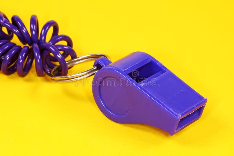 Fluitje stock afbeelding. Image of rechter, sanctie, scheidsrechter ...