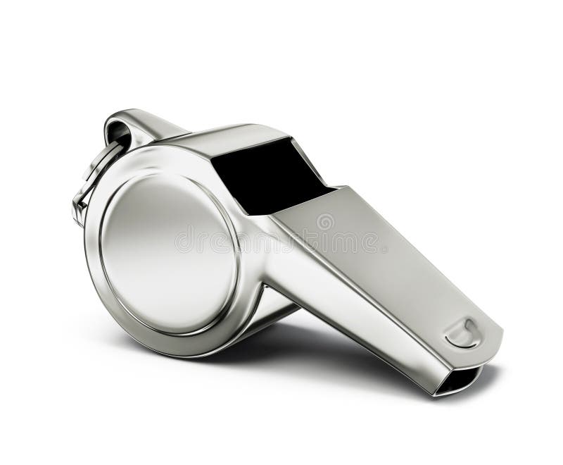 Fluitje stock illustratie. Illustration of politie, scheidsrechter ...