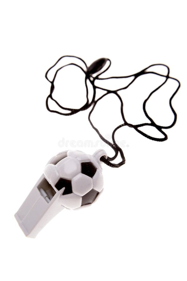 Fluitje stock foto. Image of scheidsrechter, concurrentie - 4753754