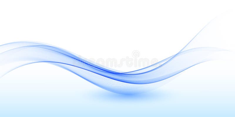 Flujo De Fondo Del Vector De Onda Azul Abstracto Oleaje Azul ...