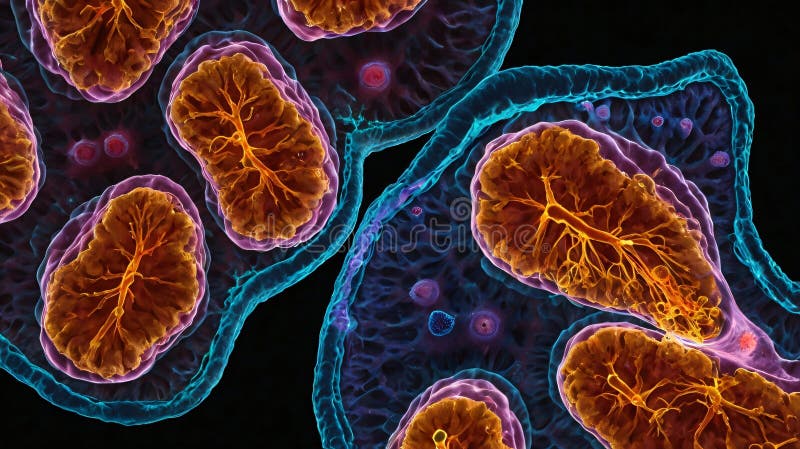 Fluorescence Confocal Microscopy Image of Protein Modification Inside ...