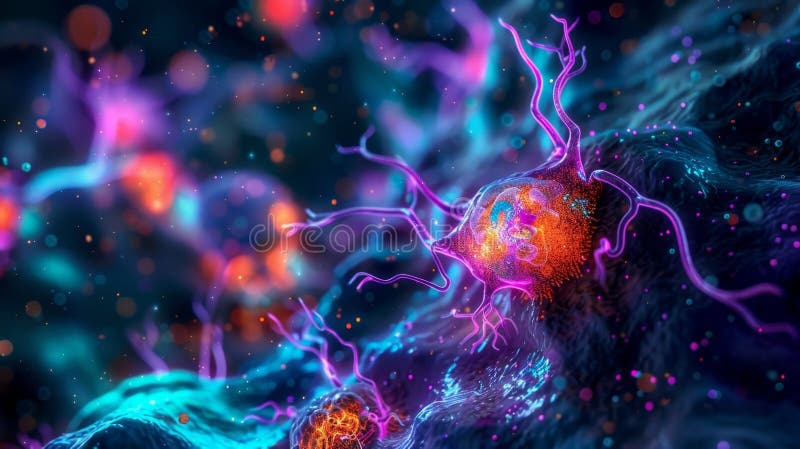 A Fluorescence Micrograph Depicting the Precise Location of Hormone ...
