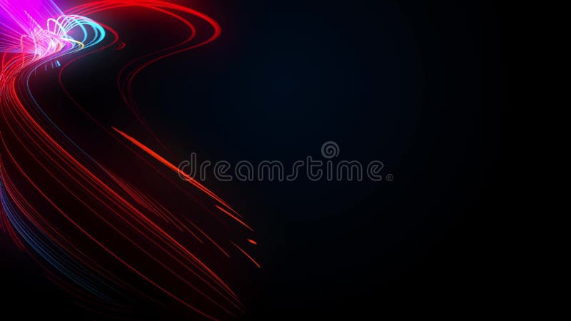 Fluorescent Blue and Red Lines Background, Loop Stock Video - Video of ...