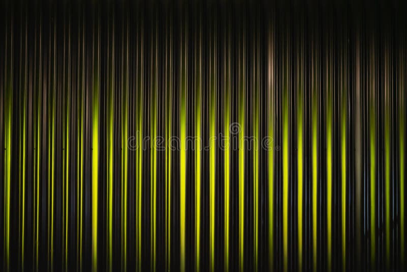 Fluorescent Green Color Gradient Glow Reflection on Parallel Lines ...