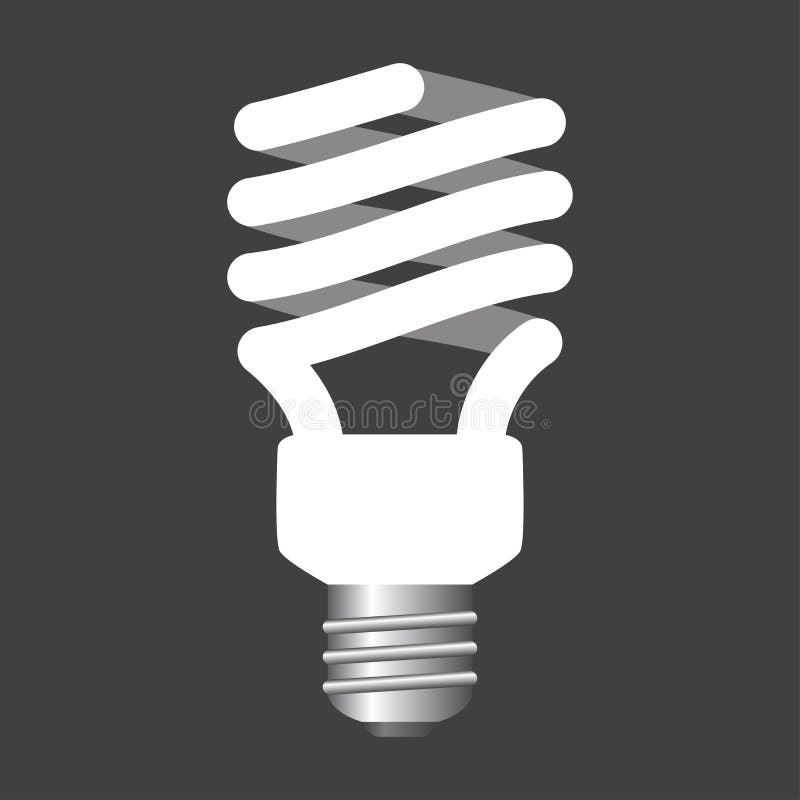 Fluorescent Lamp Waste Line and Glyph Icon, Recycle and Ecology, Lamp ...