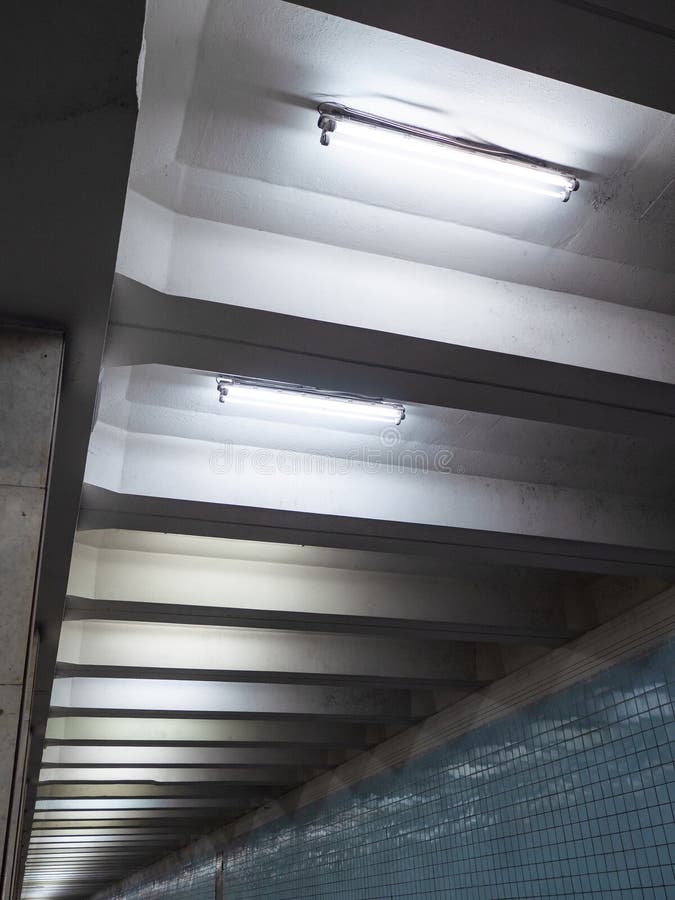 Lamps in subway stock photo. Image of lamp, subway, ceiling - 10832796