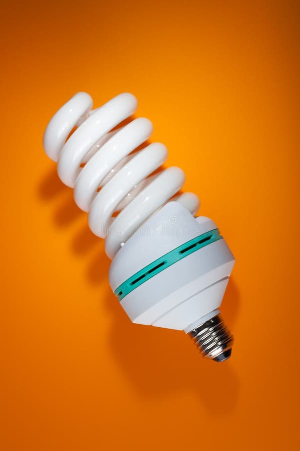 Fluorescent light bulb stock image. Image of powerful - 3938561