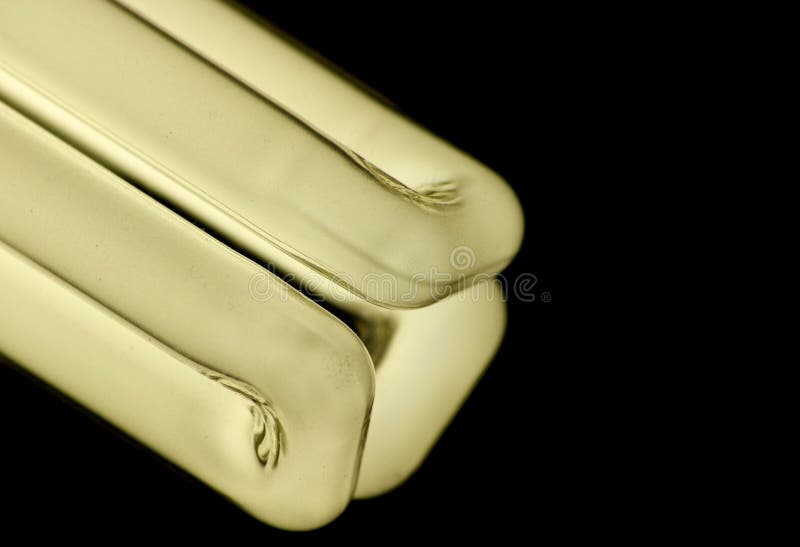 Fluorescent Light Bulb Illuminating Stock Photo - Image of electronics ...