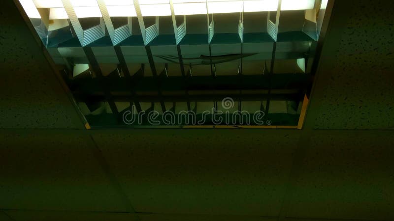 Fluorescent Light Flickering with Power Problems Stock Footage - Video ...