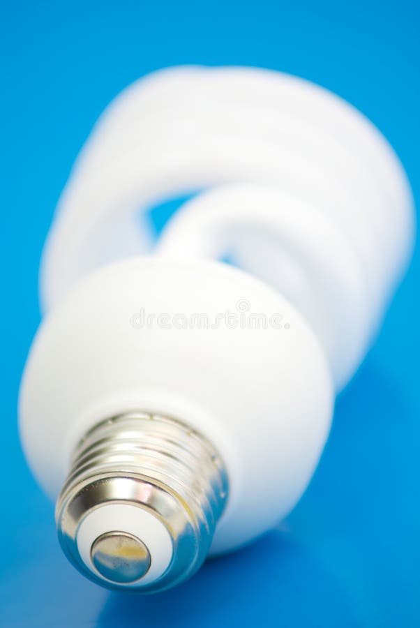 Fluorescent Light with Selective Focus Stock Photo - Image of lamp ...