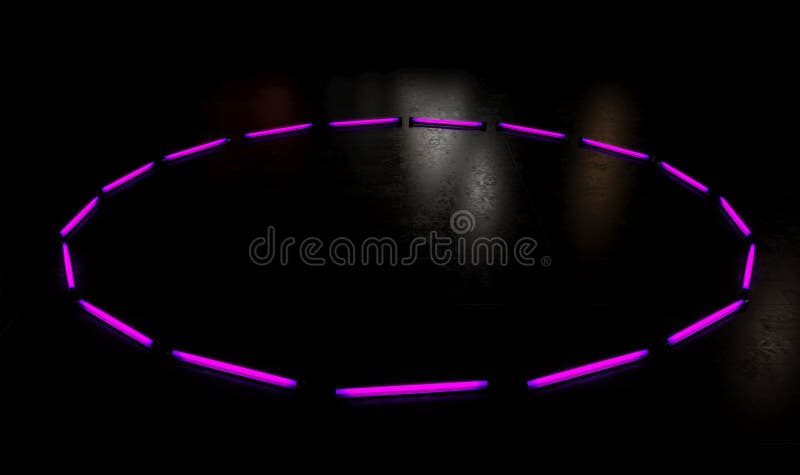 Fluorescent Lights Setting Concept Stock Illustration - Illustration of ...