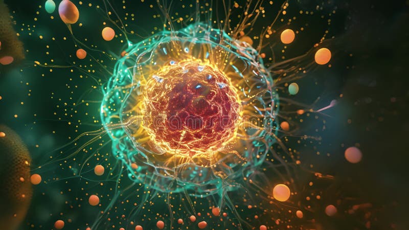 Fluorescent Microscopy Animation of an Activated B Lymphocyte ...