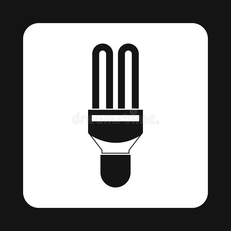 Fluorescent, Saving Light Bulb in Hand. Electric Lamp Single Icon in ...