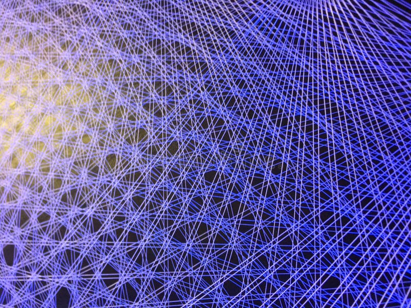 Fluorescent string art 4 stock illustration. Illustration of ...