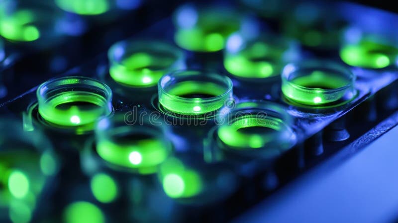 Fluorescing Carbon Quantum Dots Under UV Light in Laboratory Setup ...