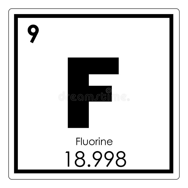 Fluorine F Chemical Element. 3D Rendering Stock Illustration ... Fluorine F Chemical Element. 3D Rendering Stock Illustration ...