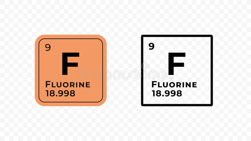 Fluorine, Chemical Element of the Periodic Table Vector Stock Vector ...