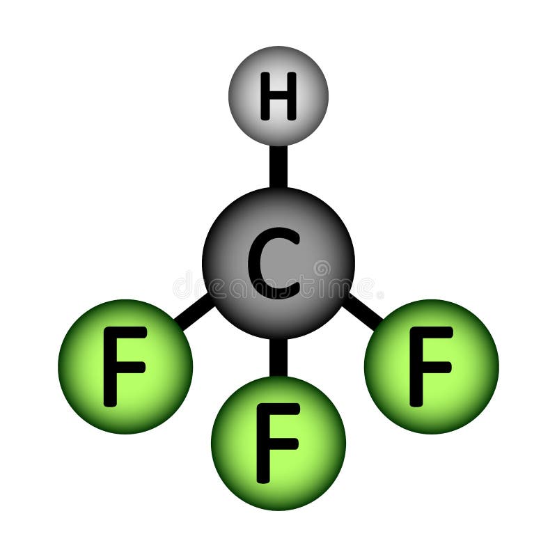 Trifluoromethane Molecule Stock Illustrations – 11 Trifluoromethane ...