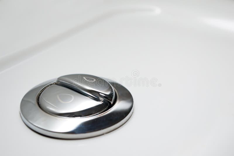 Flush button stock photo. Image of metal, sanitary, faience - 1758128