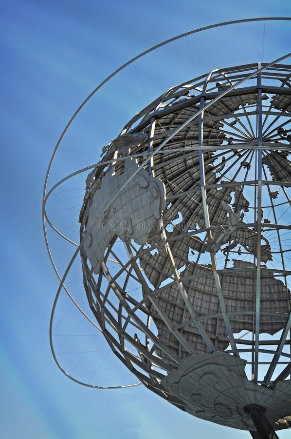 Unisphere In Flushing Meadows NY Stock Photo - Image of worlds, meadows ...