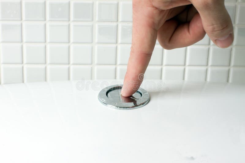 Human Hand Flushing a Toilet Stock Photo - Image of beauty, indoor ...