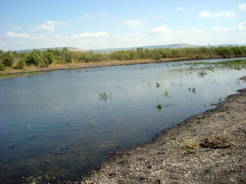 Fluss Jordan - Israel stockbild. Bild von ferien, tranquil - 6592179