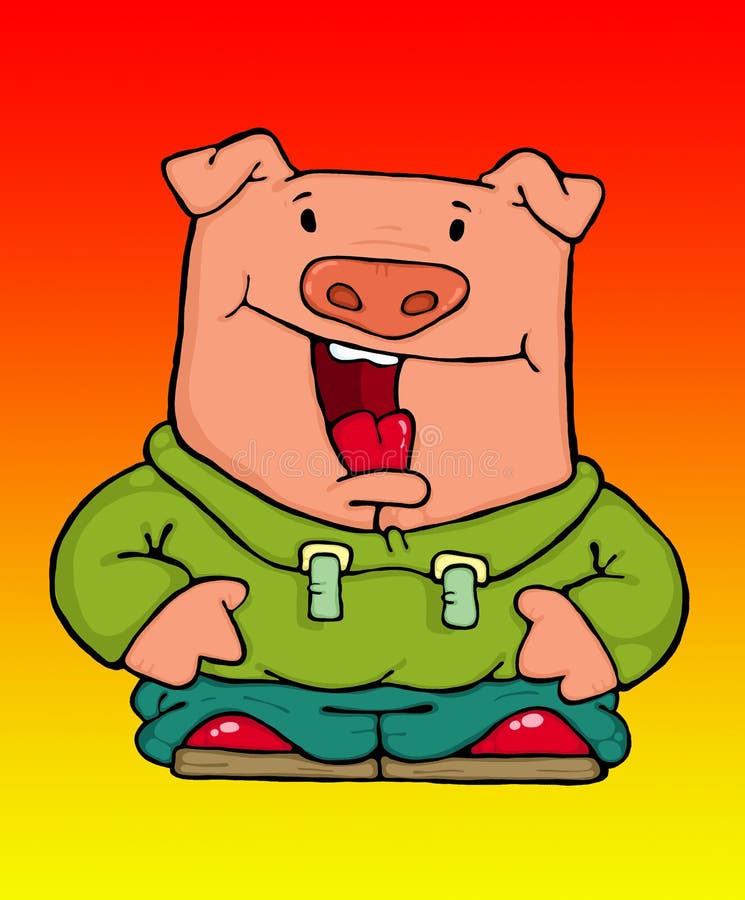 Flustered Pig Stock Illustrations – 4 Flustered Pig Stock Illustrations ...