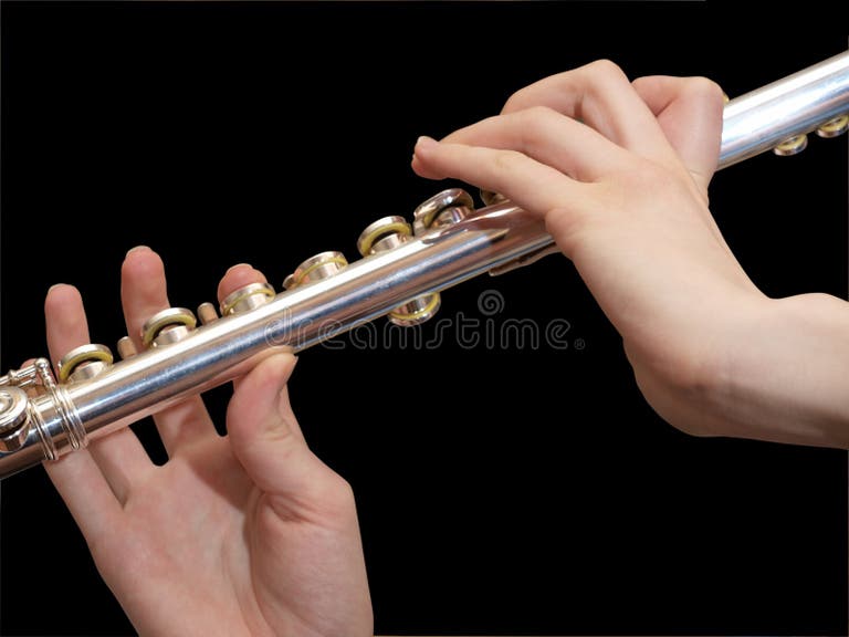Flute stock photo. Image of sheet, classical, school, isolated - 7992424