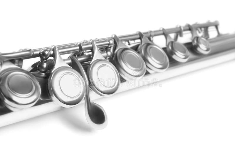 Flute Music Instrument Player Stock Photo - Image of closeup, classic ...