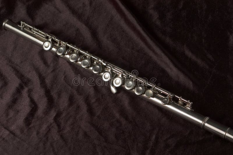 Flute diagonal view stock image. Image of musician, arts - 6007