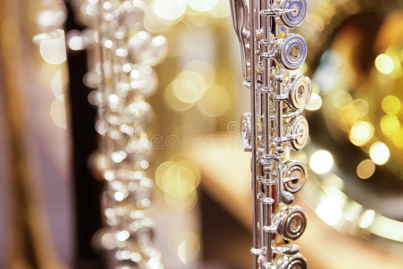 Flute display stock image. Image of instrument, store - 176953209