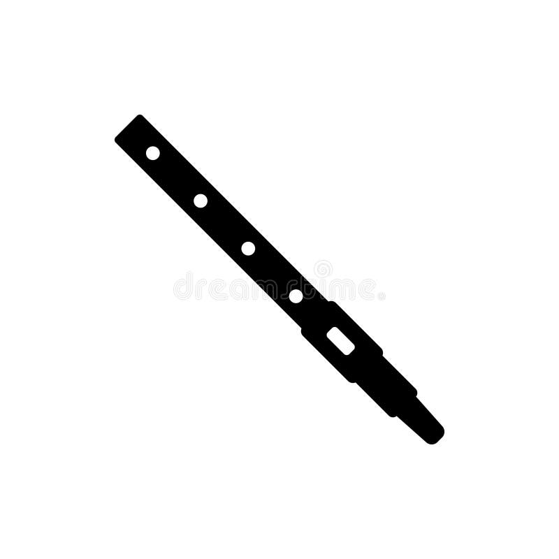 Flute icon vector template stock vector. Illustration of music - 302427512