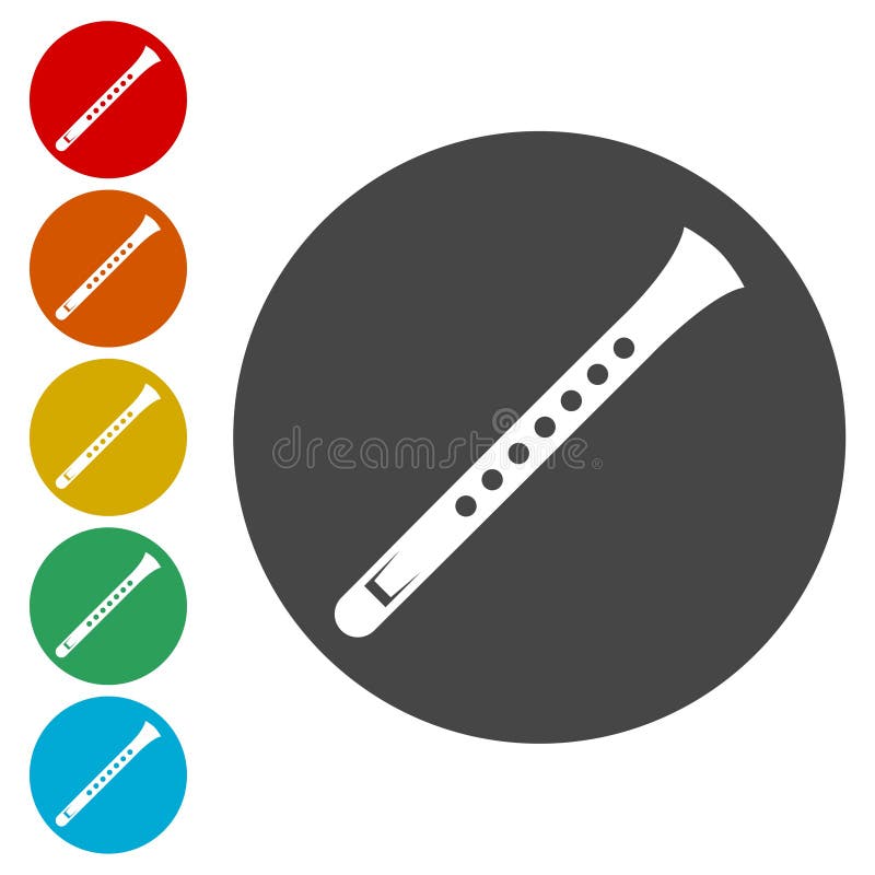 Flute Silhouette - Illustration Stock Vector - Illustration of bassoon ...