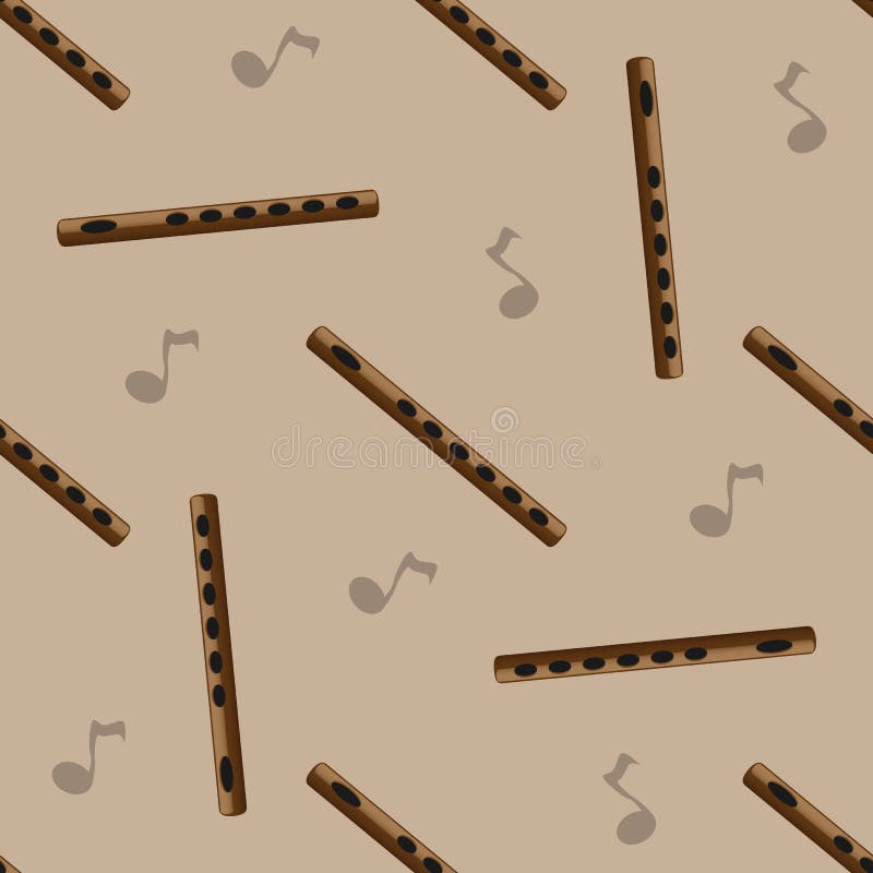 Flute isolated vector stock vector. Illustration of collection - 142323570