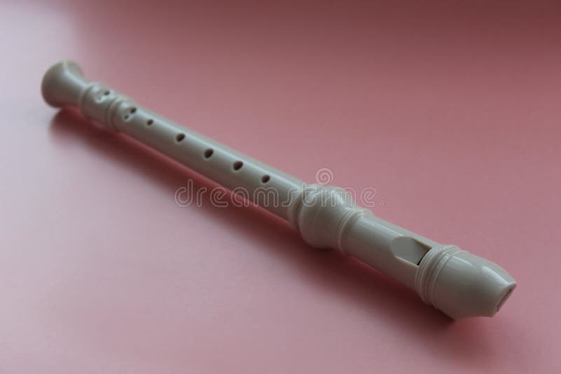 Flute, musical instrument stock photo. Image of pink - 244557404