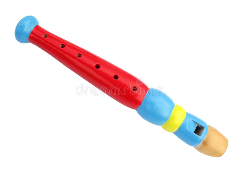 Flute Pipe Colorful for Children Stock Image - Image of blue, white ...