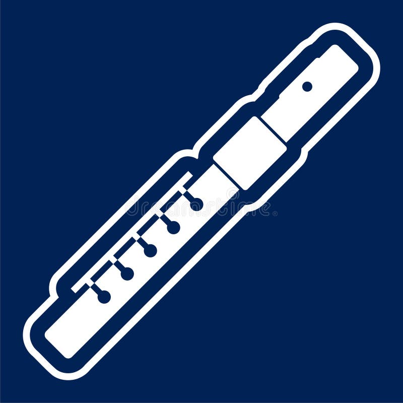 Flute Silhouette - Illustration Stock Vector - Illustration of bassoon ...