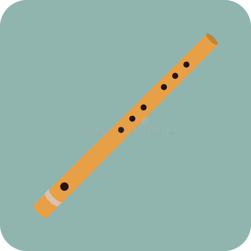 Flute. Vector Illustration Decorative Design Stock Vector ...
