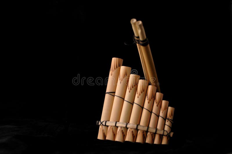 Old Aztec Flute stock photo. Image of studio, instrument - 7283798