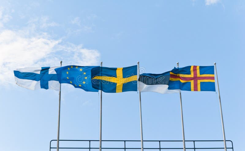 Nordic flags stock photo. Image of denmark, icelandic - 31042068