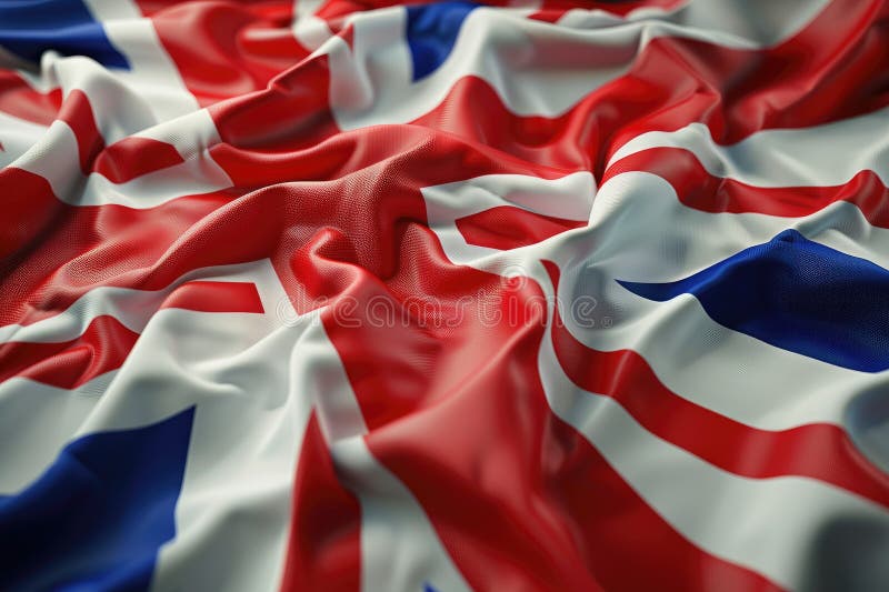Fluttering Texture of the British Flag Stock Illustration ... Fluttering Texture of the British Flag Stock Illustration ...