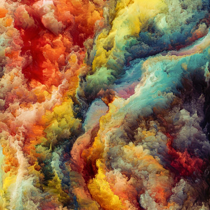 Flux of Tactile Textures stock image. Image of surreal - 328212309