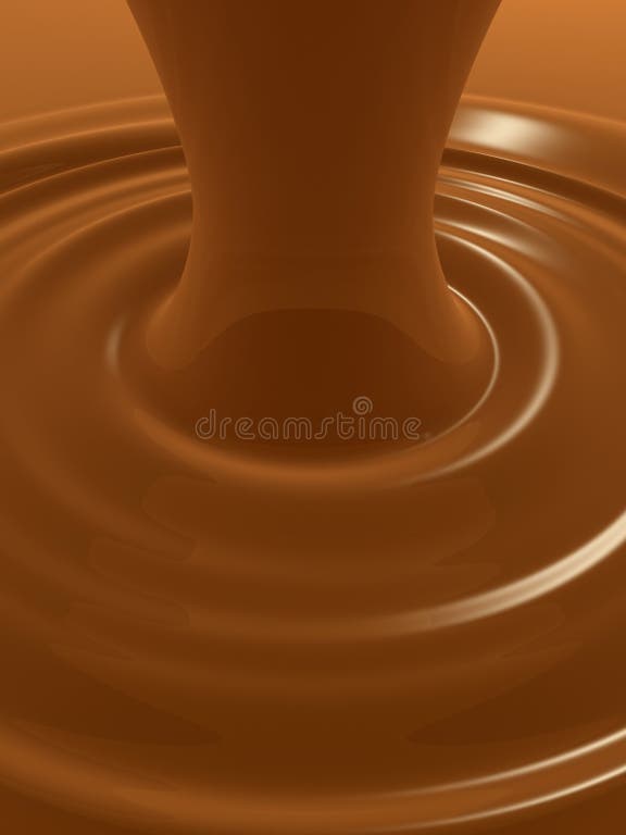 Fluxo do caramelo ilustração stock. Ilustração de sobremesa - 4170579