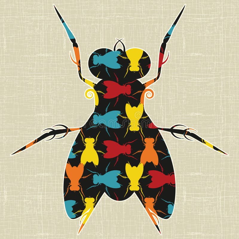 A fly stock vector. Illustration of disease, animal, wing - 21727700