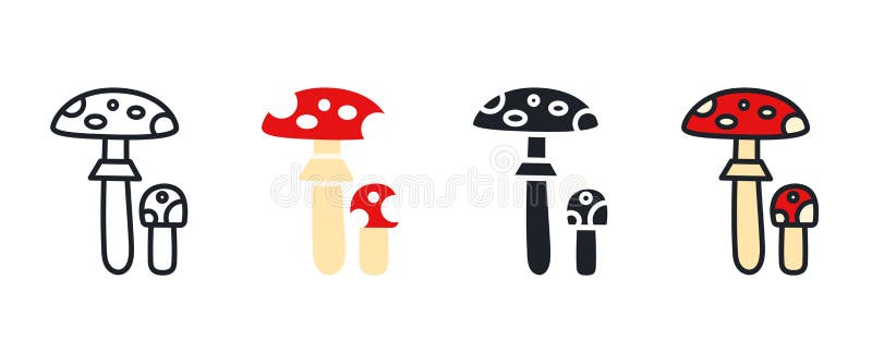 Toadstool Outline Stock Illustrations – 1,345 Toadstool Outline Stock Illustrations, Vectors ...