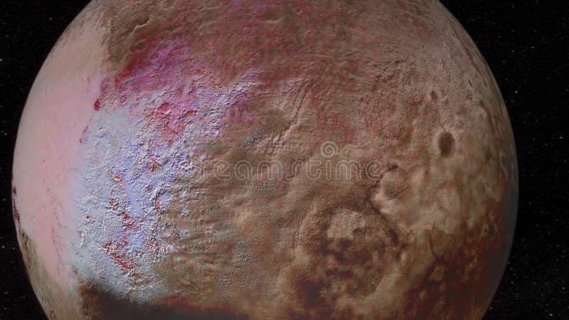 Fly Around the Pluto Orbit in Space Stock Video - Video of celestial ...